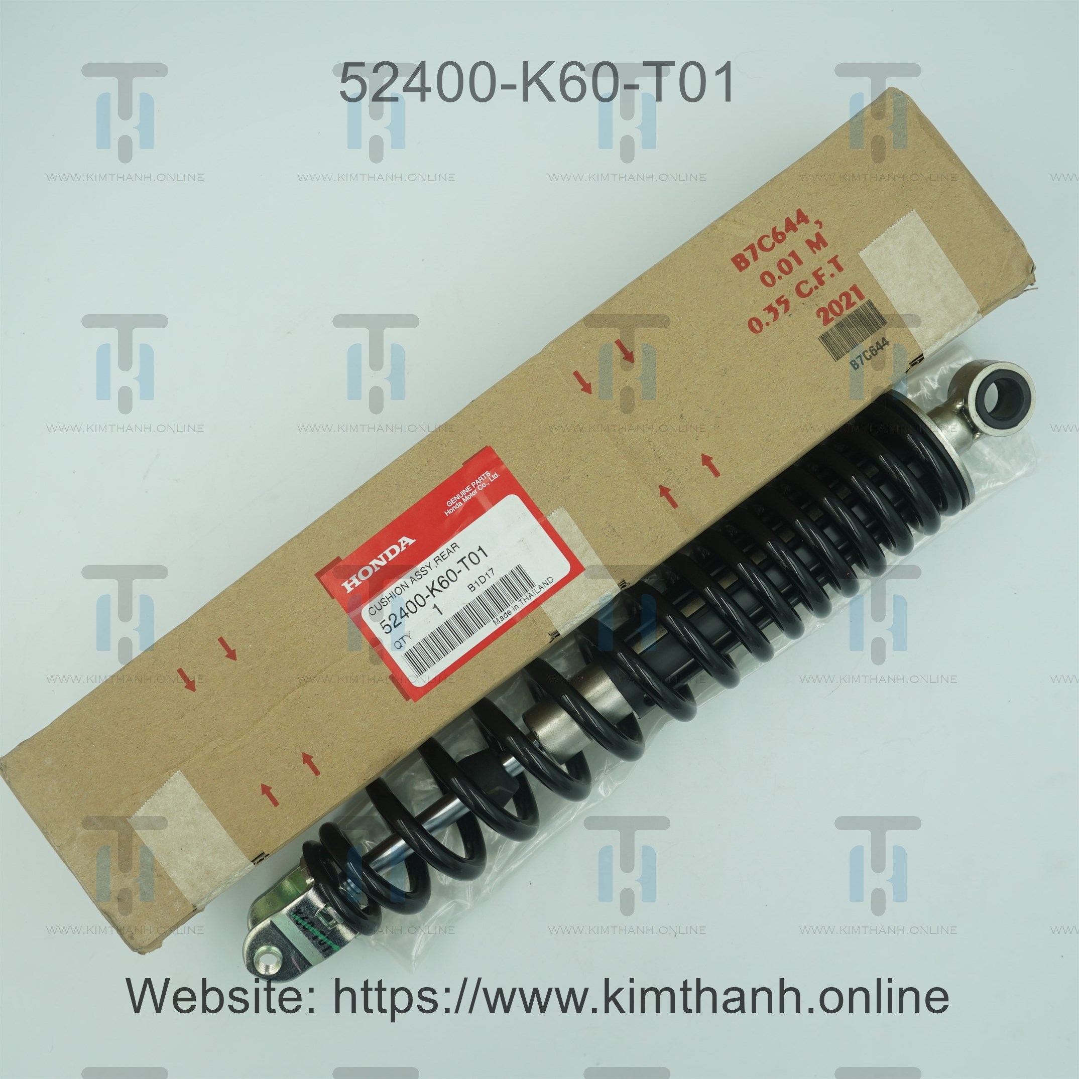 CLK15-Phuộc sau đen bóng TL